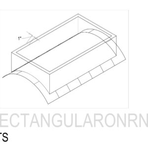Rectangle on Round Tap (Grill Tap) - Metal Zinc
