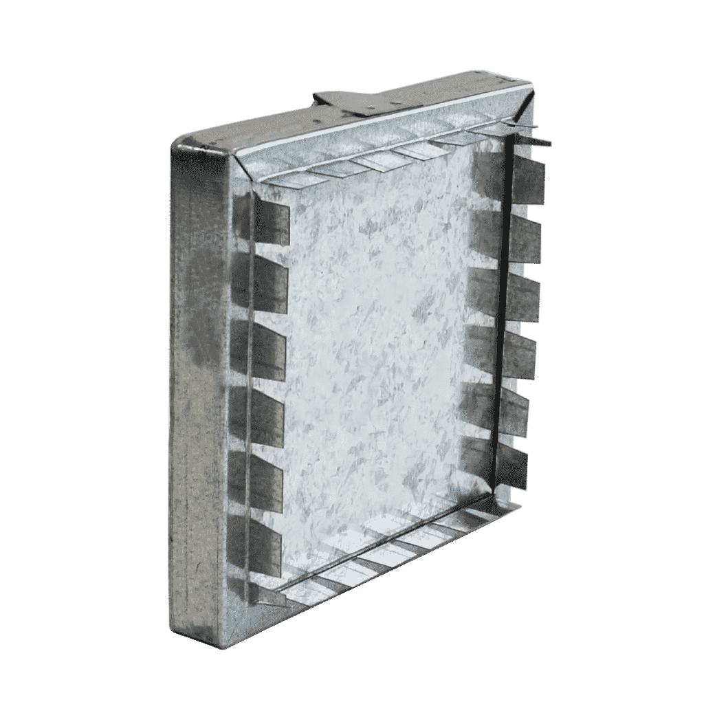 Sheet Metal Access Door Tab Lock Frame - Metal Zinc