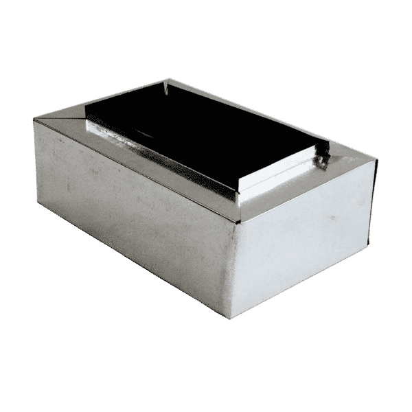 Duct Board Top Return Air Box/Boot - Metal Zinc